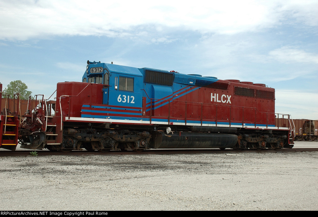 HLCX 6312, EMD SD40-2, at BRC Clearing Yard